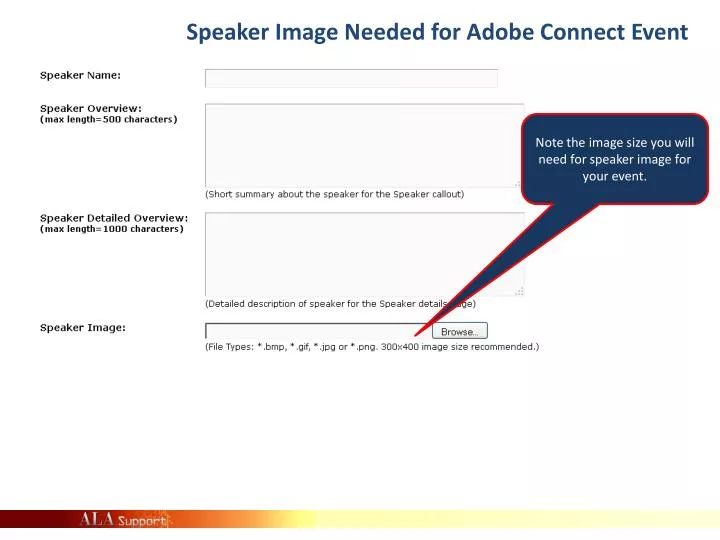 PPT - Speaker Image Needed for Adobe Connect Event PowerPoint ...