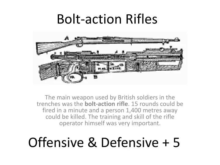 PPT - Bolt-action Rifles PowerPoint Presentation, free download - ID ...
