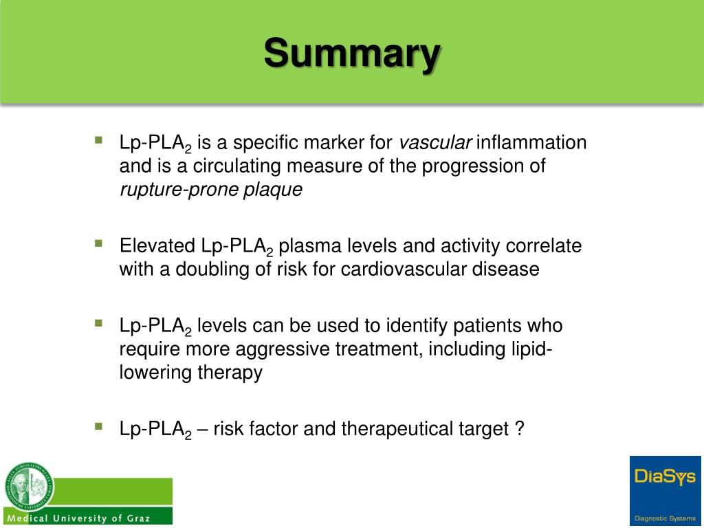 PPT - Lp-PLA 2 Lipoprotein-associated phospholipase A 2 PowerPoint ...