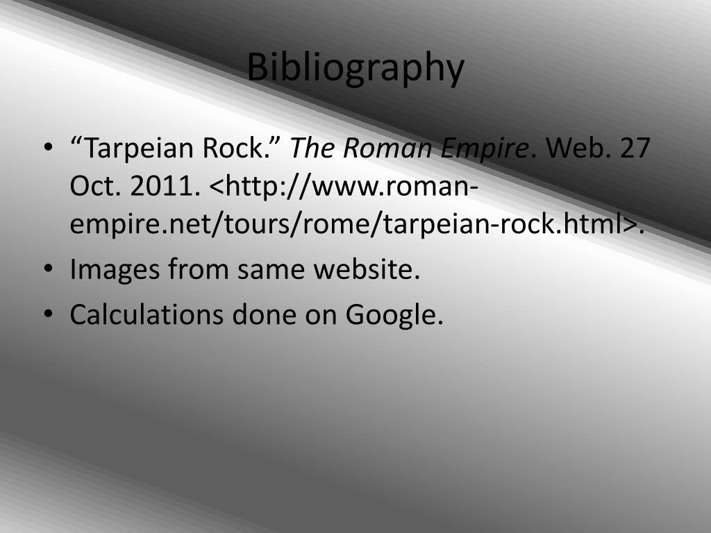 PPT - The Tarpeian Rock (Rupes Tarpeia ) PowerPoint Presentation, free ...