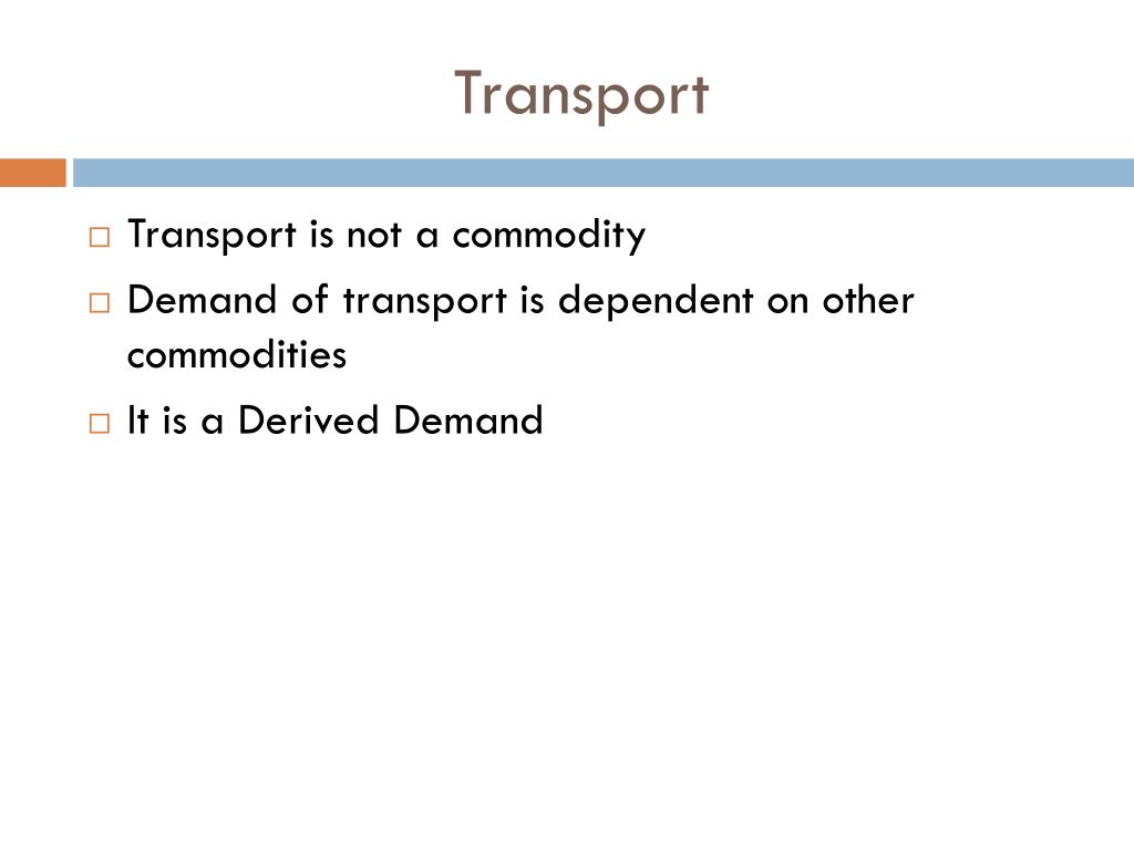 PPT - TRANSPORT ECONOMICS PowerPoint Presentation, free download - ID ...