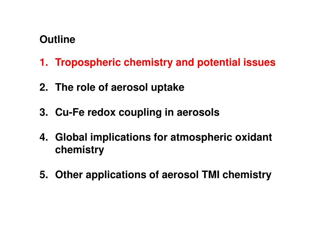 PPT - Radical loss in the atmosphere from Cu-Fe redox coupling in ... PPT - Radical loss in the atmosphere from Cu-Fe redox coupling in ...