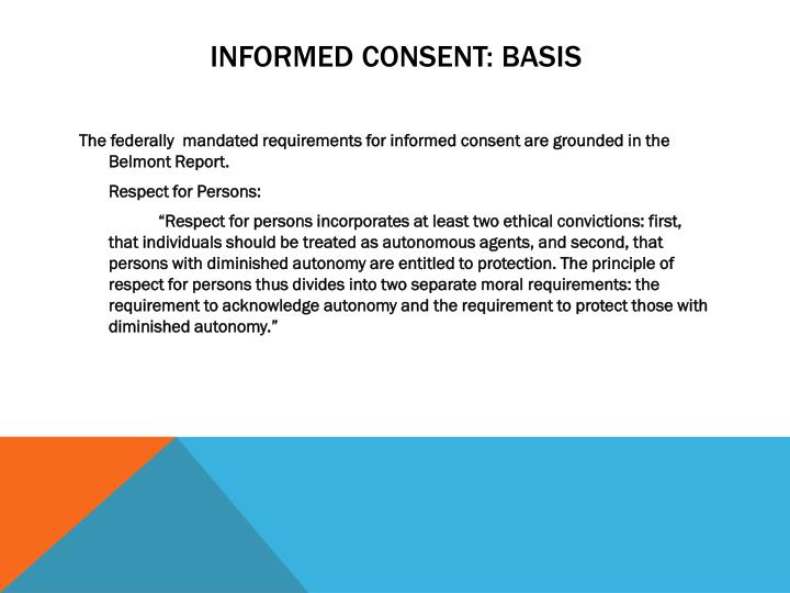 PPT - Informed consent requirements PowerPoint Presentation - ID:2092650