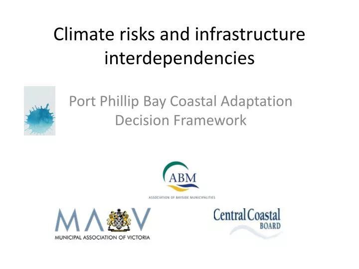 PPT - Climate risks and infrastructure interdependencies PowerPoint ...