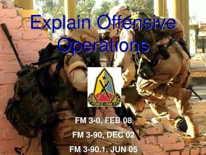 PPT - Explain Offensive Operations PowerPoint Presentation, free ...