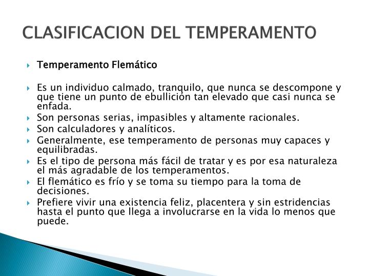 PPT - CARÁCTER Y TEMPERAMENTO PowerPoint Presentation - ID:2092767