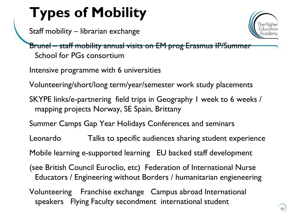 PPT - Going mobile: Internationalisation and mobility in the European ...