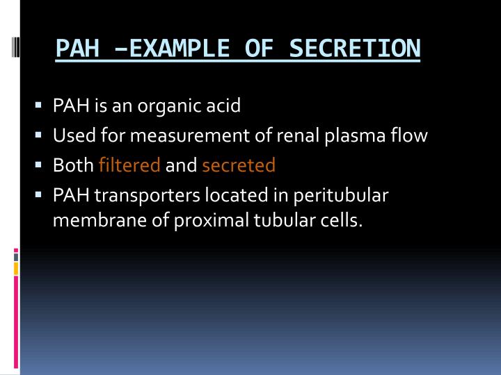 PPT - TUBULAR SECRETION PowerPoint Presentation - ID:2092859