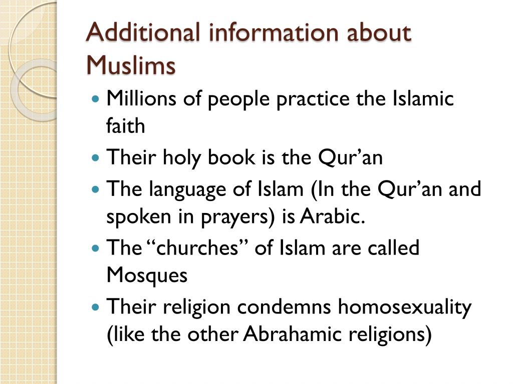 PPT - Cultural Immersion – Islamic Culture PowerPoint Presentation ...