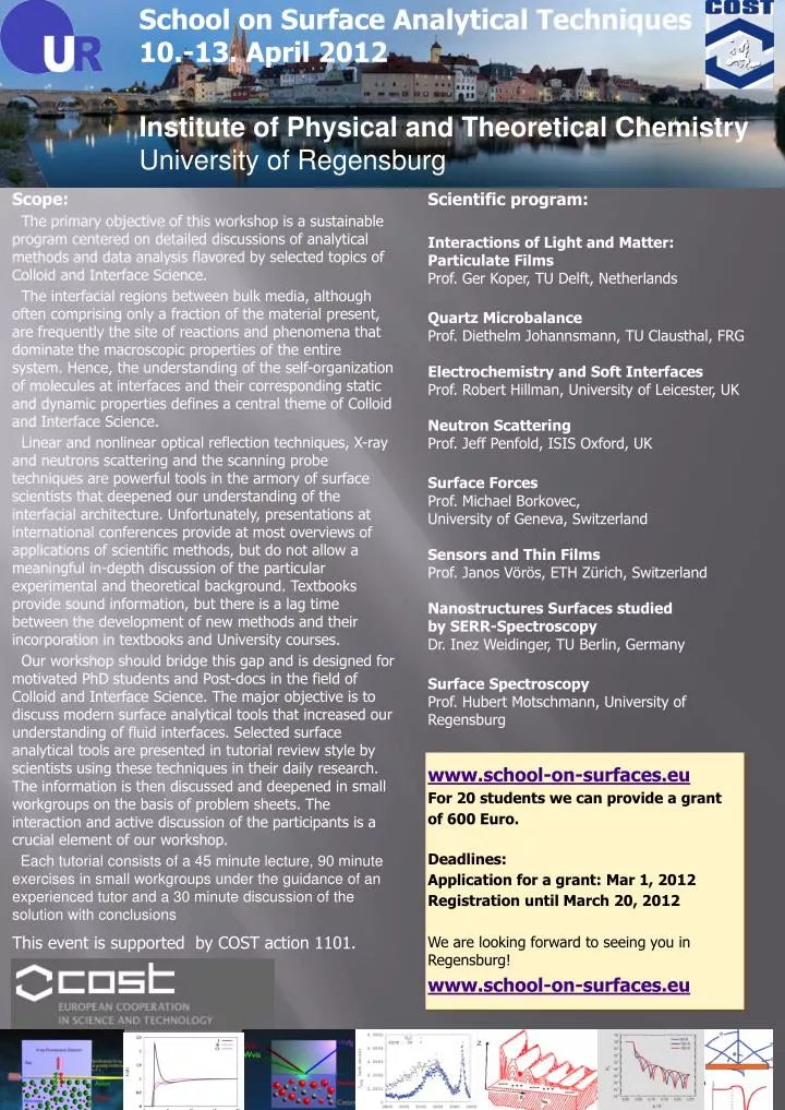 PPT - School on Surface Analytical Techniques 10.-13. April 2012 ...