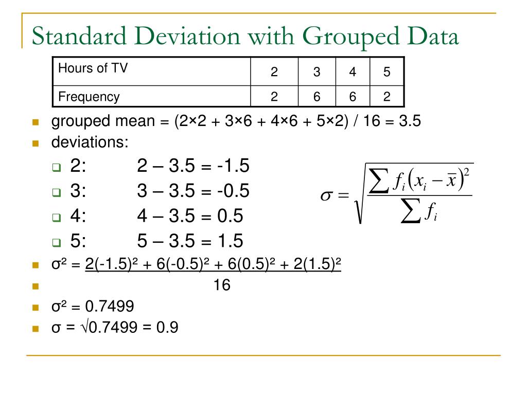 PPT 3 3 Measures Of Spread PowerPoint Presentation Free Download 