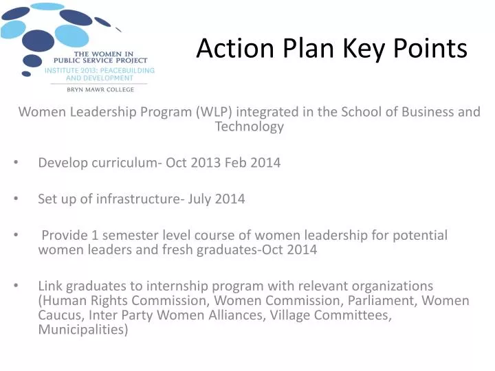 PPT - Action Plan Key Points PowerPoint Presentation, free download ...