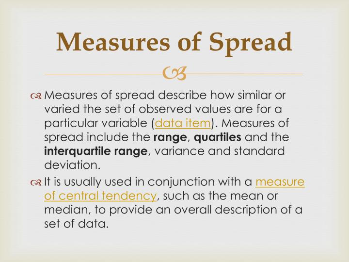 PPT - Measures of Central Tendency & Spread PowerPoint Presentation ...