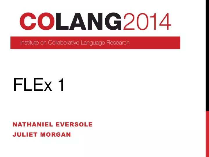 PPT - FLE x 1 PowerPoint Presentation, free download - ID:2093617