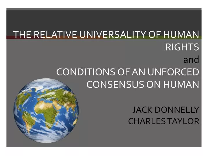 PPT - Universal Relative Relative universality PowerPoint Presentation ...