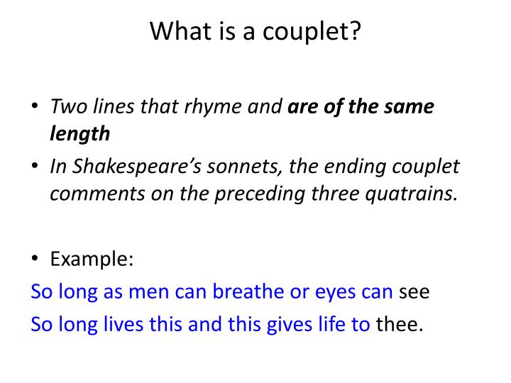 PPT - Introduction to Sonnets PowerPoint Presentation - ID:2094333