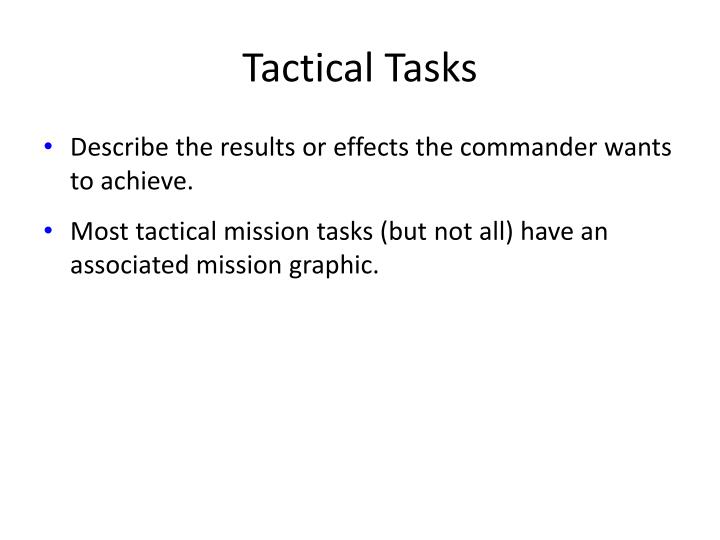 PPT - Tactical Tasks and Graphics PowerPoint Presentation - ID:2094360