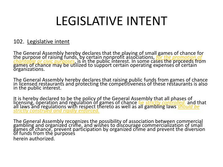 PPT - SMALL GAMES OF CHANCE PowerPoint Presentation - ID:2094568