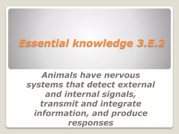 PPT - Essential knowledge 3.E.2 PowerPoint Presentation, free download ...