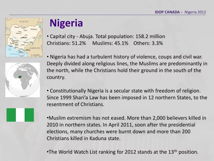 PPT - Nigeria PowerPoint Presentation, free download - ID:2095097