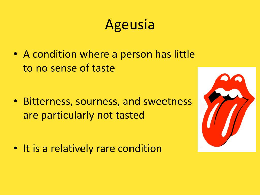 PPT - Ageusia and Congenital Analgesia PowerPoint Presentation, free ...