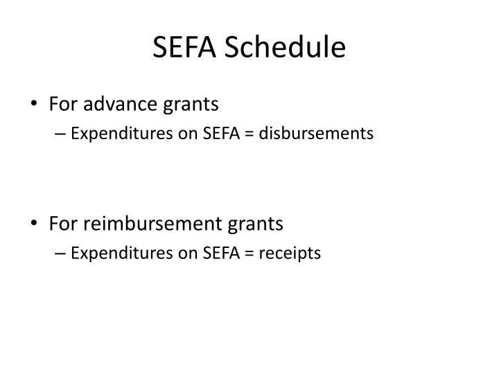 PPT - Grants and SEFA PowerPoint Presentation - ID:2095366