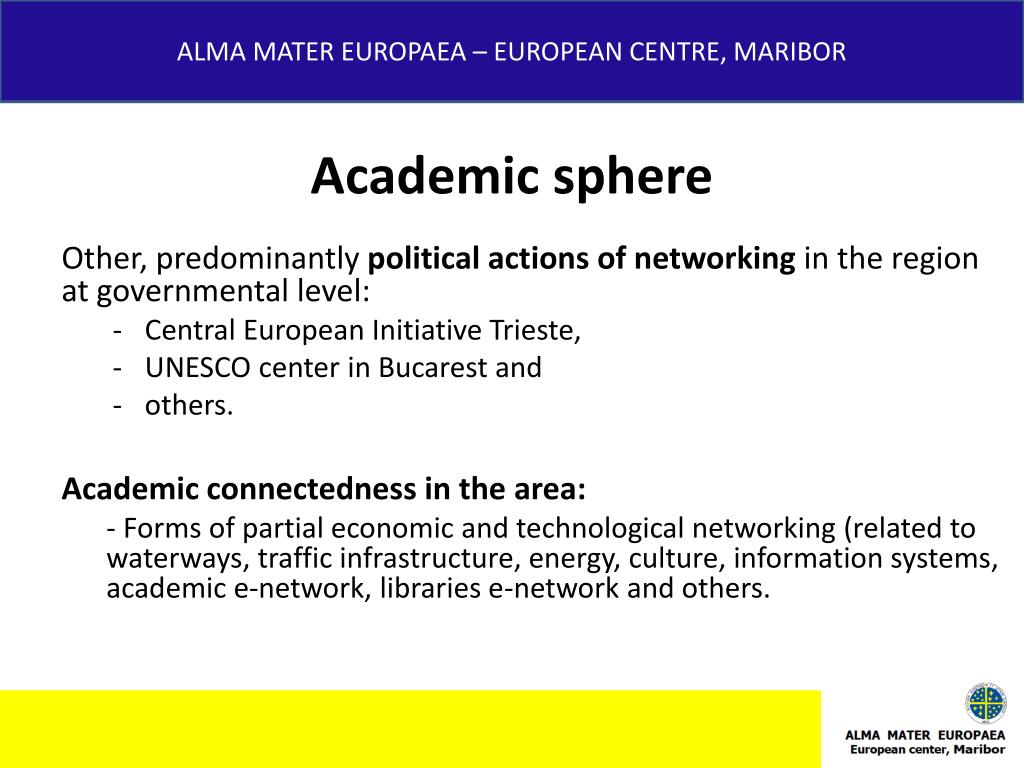 PPT - ACADEMIC INITIATIVES IN THE DANUBE REGION FOR PROMOTION OF ...