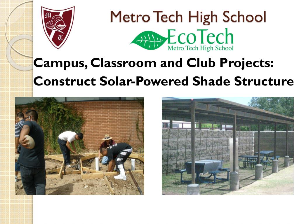 PPT - Metro Tech High School An College and Career Magnet School ...
