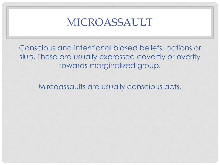 PPT - Microaggressions PowerPoint Presentation - ID:2095824