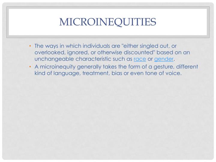 PPT - Microaggressions PowerPoint Presentation - ID:2095824