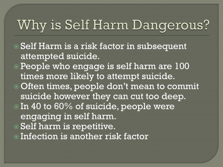 PPT - Self Harm PowerPoint Presentation - ID:2096212