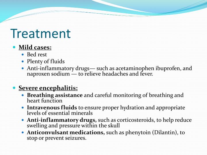 Encephalitis Treatment