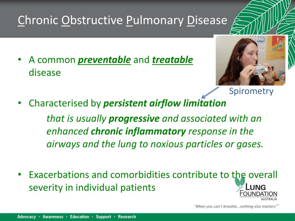 PPT - The COPD-X Plan: Australia and New Zealand guidelines for the ...