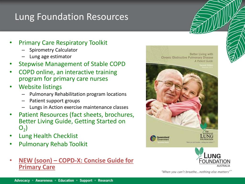 PPT - The COPD-X Plan: Australia and New Zealand guidelines for the ...