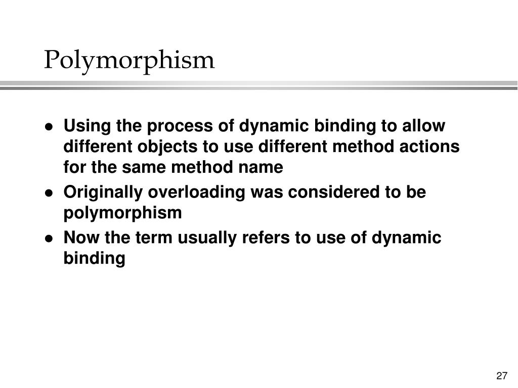 Ppt Inheritance Basics Programming With Inheritance Dynamic Binding And Polymorphism