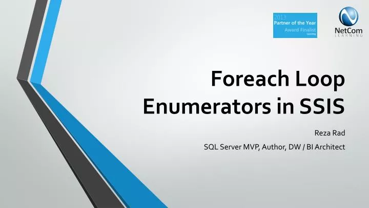PPT - Foreach Loop Enumerators in SSIS PowerPoint Presentation, free ...