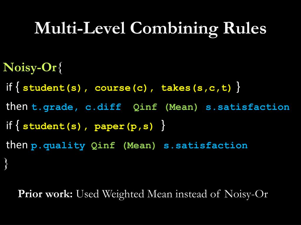 PPT - Learning Parameters for Relational Probabilistic Models with Noisy-Or Combining Rule ...