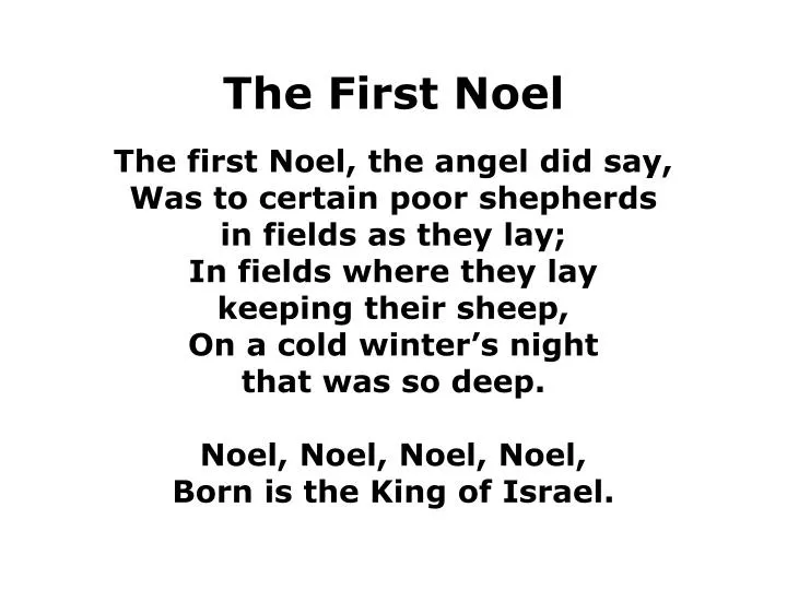 PPT - The First Noel PowerPoint Presentation, free download - ID:2097597