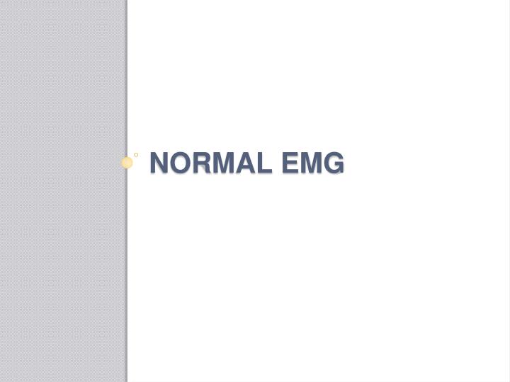 PPT - Electromyography (EMG) PowerPoint Presentation - ID:2098137