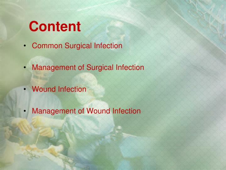 PPT - Surgical Infection PowerPoint Presentation - ID:2098299