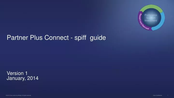 PPT - Partner Plus Connect - spiff guide Version 1 January, 2014 ...