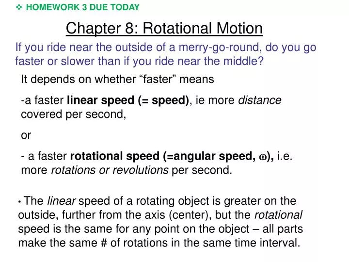 PPT - Chapter 8: Rotational Motion PowerPoint Presentation, free download - ID:2098638