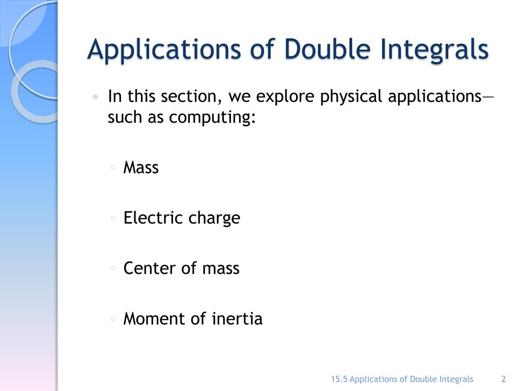 PPT - Chapter 15 – Multiple Integrals PowerPoint Presentation, free ... PPT - Chapter 15 – Multiple Integrals PowerPoint Presentation, free ...