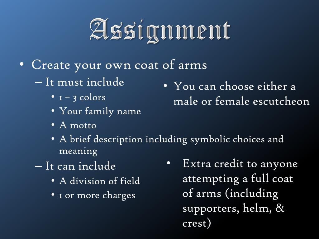 PPT - The Heraldic Tradition: Coat of arms PowerPoint Presentation ...
