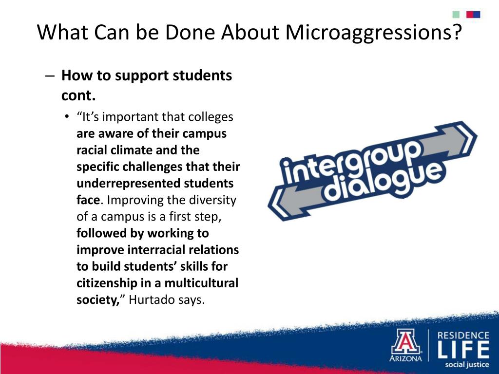 PPT - MICROAGGRESSIONS & OUR STUDENTS UA Student Affairs Symposium 2012 ...