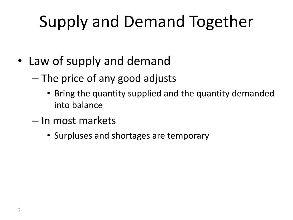 PPT - Equilibrium: Market Forces of Supply and Demand PowerPoint ...