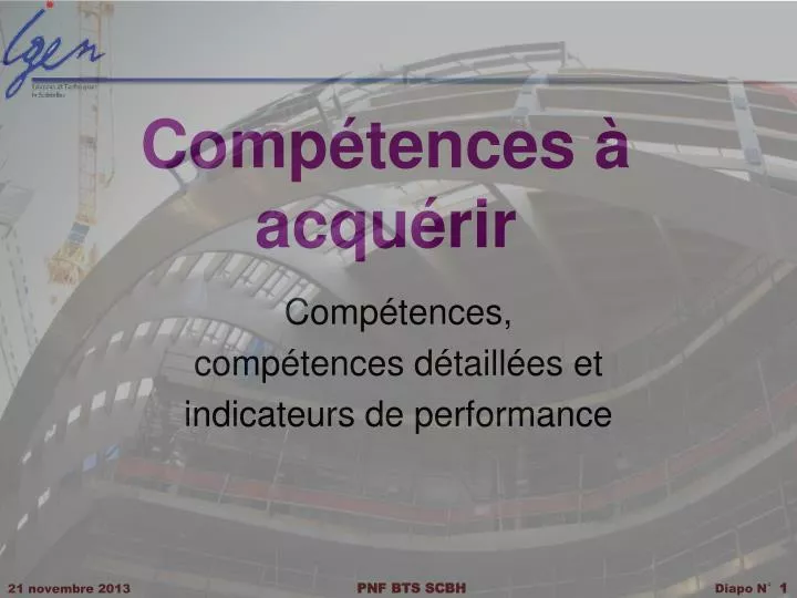 PPT - Compétences à acquérir PowerPoint Presentation, free download ...