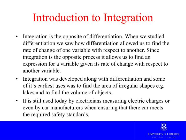 PPT - Differentiation & Basic Integration PowerPoint Presentation - ID ...