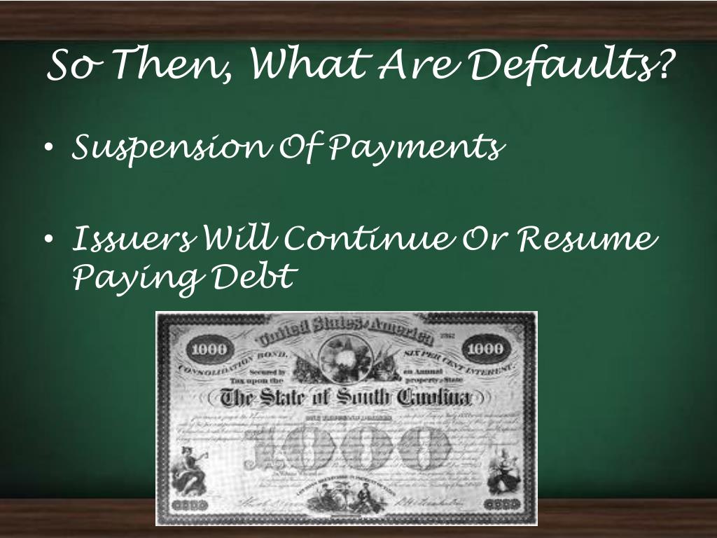 PPT - The History of Defaults on Municipal Bonds PowerPoint ...