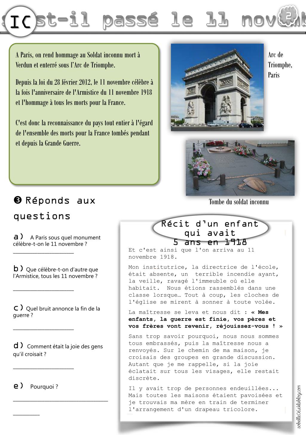 PPT - Que s’est-il passé le 11 novembre ? PowerPoint Presentation, free ...